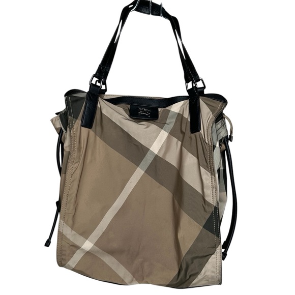 Burberry | Bags | Burberry Classic Check Nylon Buckleigh Medium Packable Tote Shoulder Bag ...